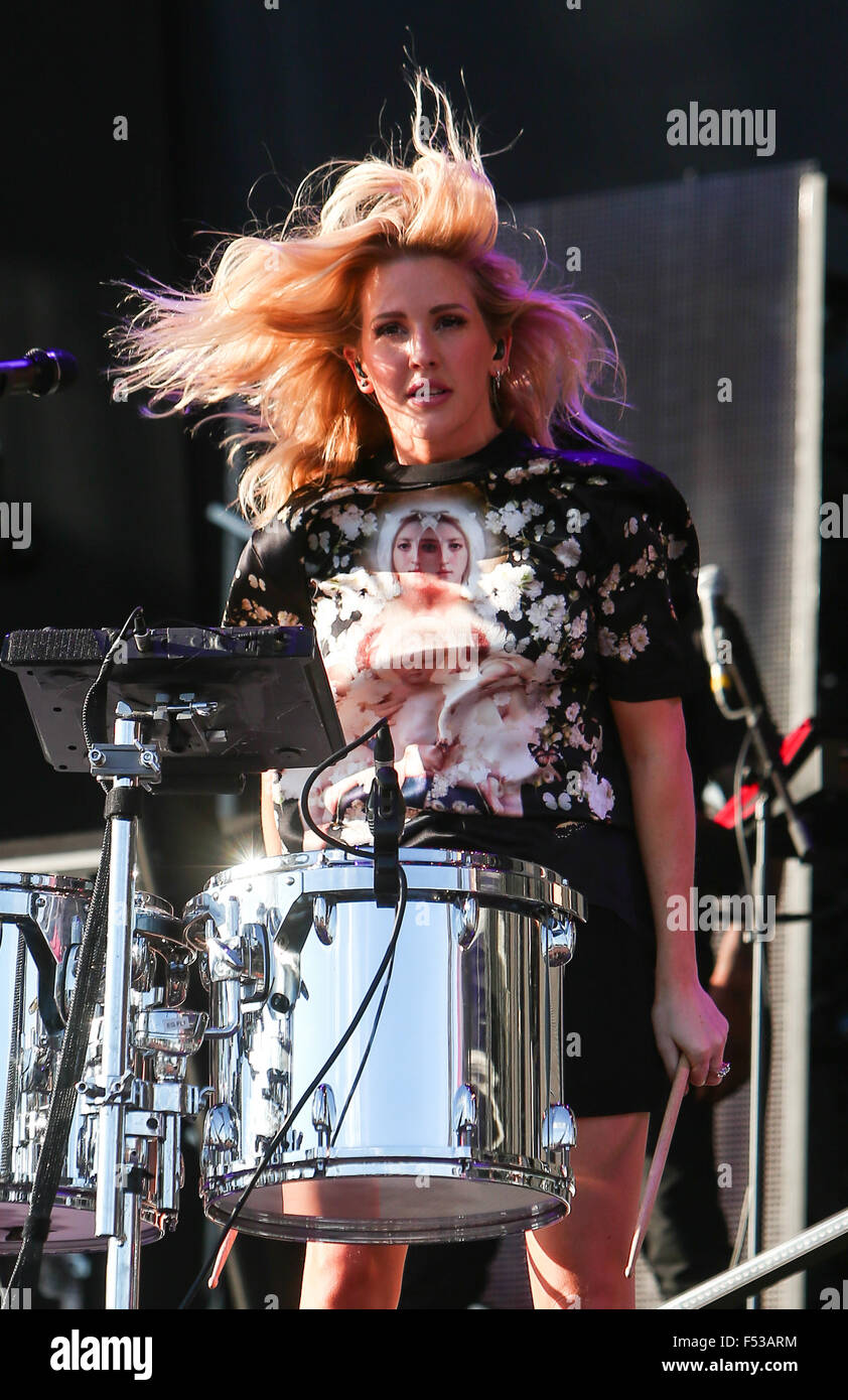 V Festival held at Hylands Park - Day 2 - Performances Featuring: Ellie ...