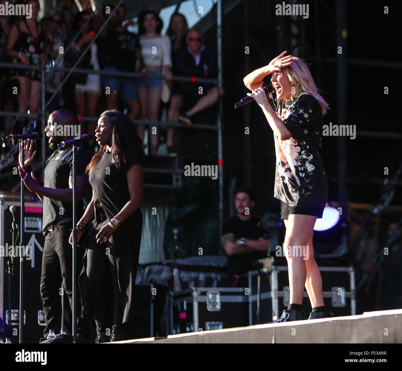 V Festival held at Hylands Park - Day 2 - Performances Featuring: Ellie ...