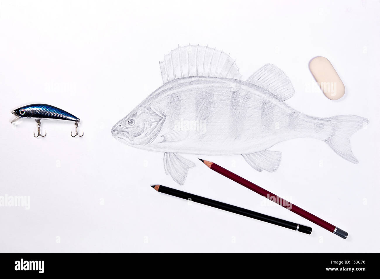 Pencil fish fishing hi-res stock photography and images - Alamy