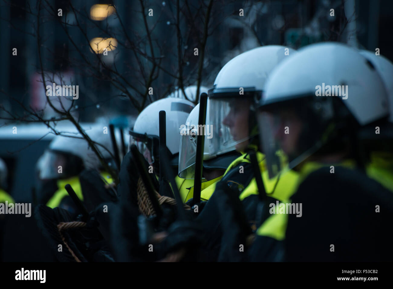Riot Police Rotterdam, Netherlands Stock Photo - Alamy