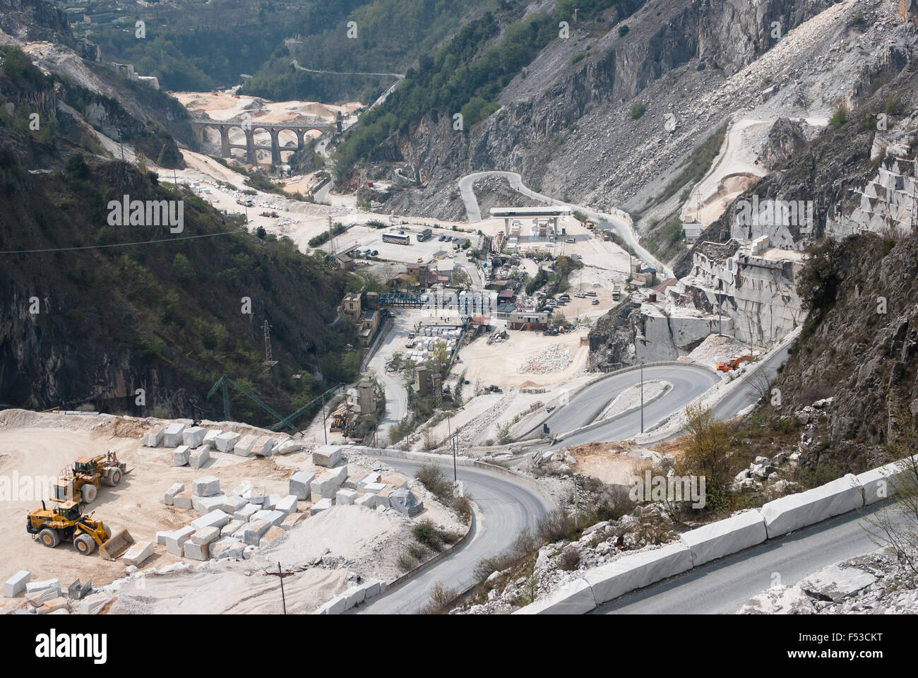 Marble Mines in Carrara italy Stock Photo - Alamy