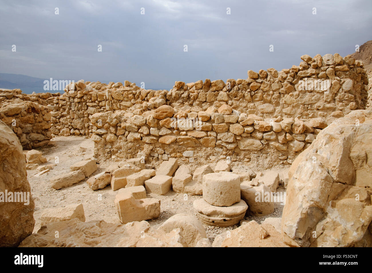 archaeological Archaeological site Qumran, Palestine, West Jordan Land ...