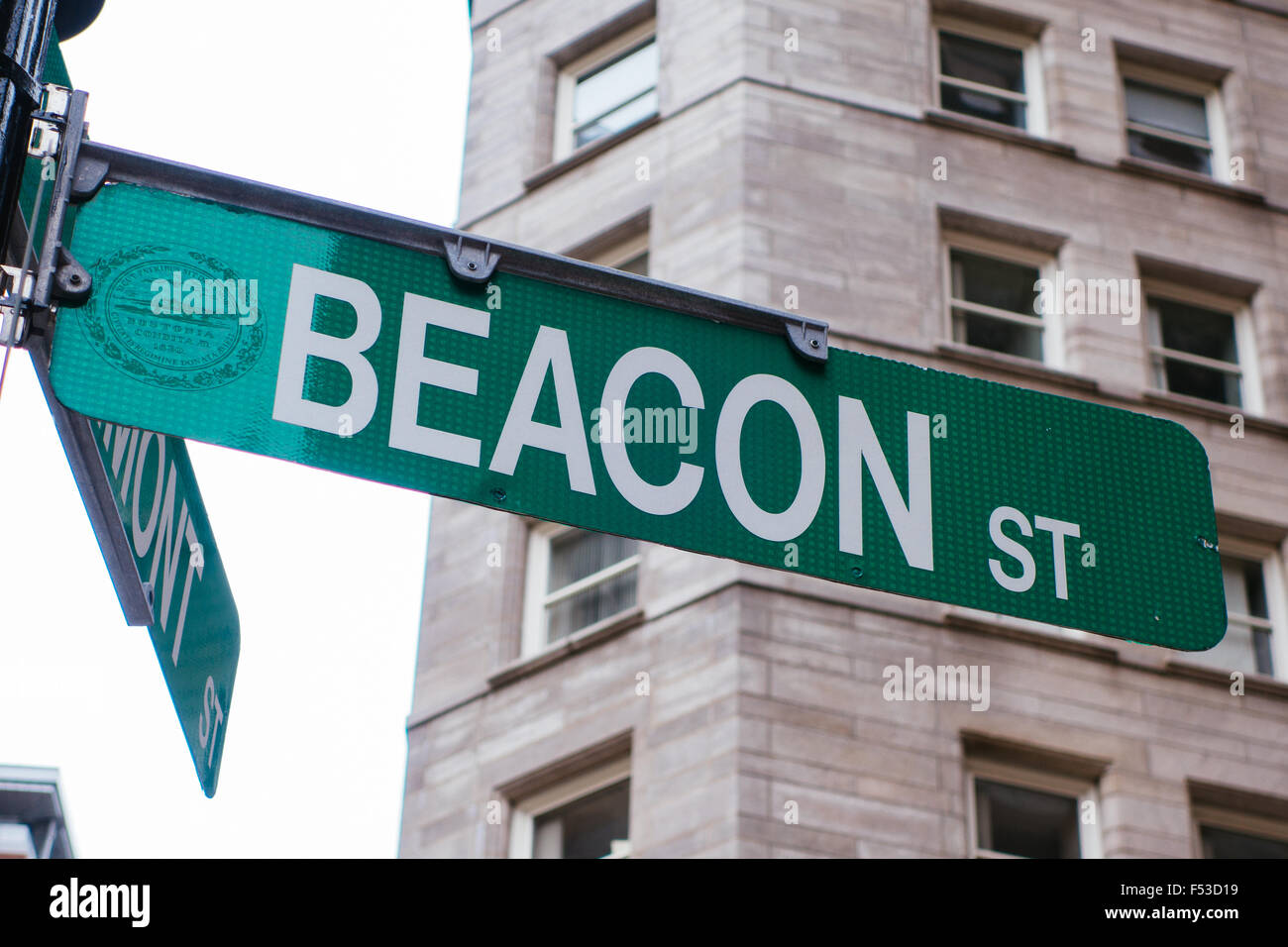 boston beacon st "beacon street Stock Photo - Alamy