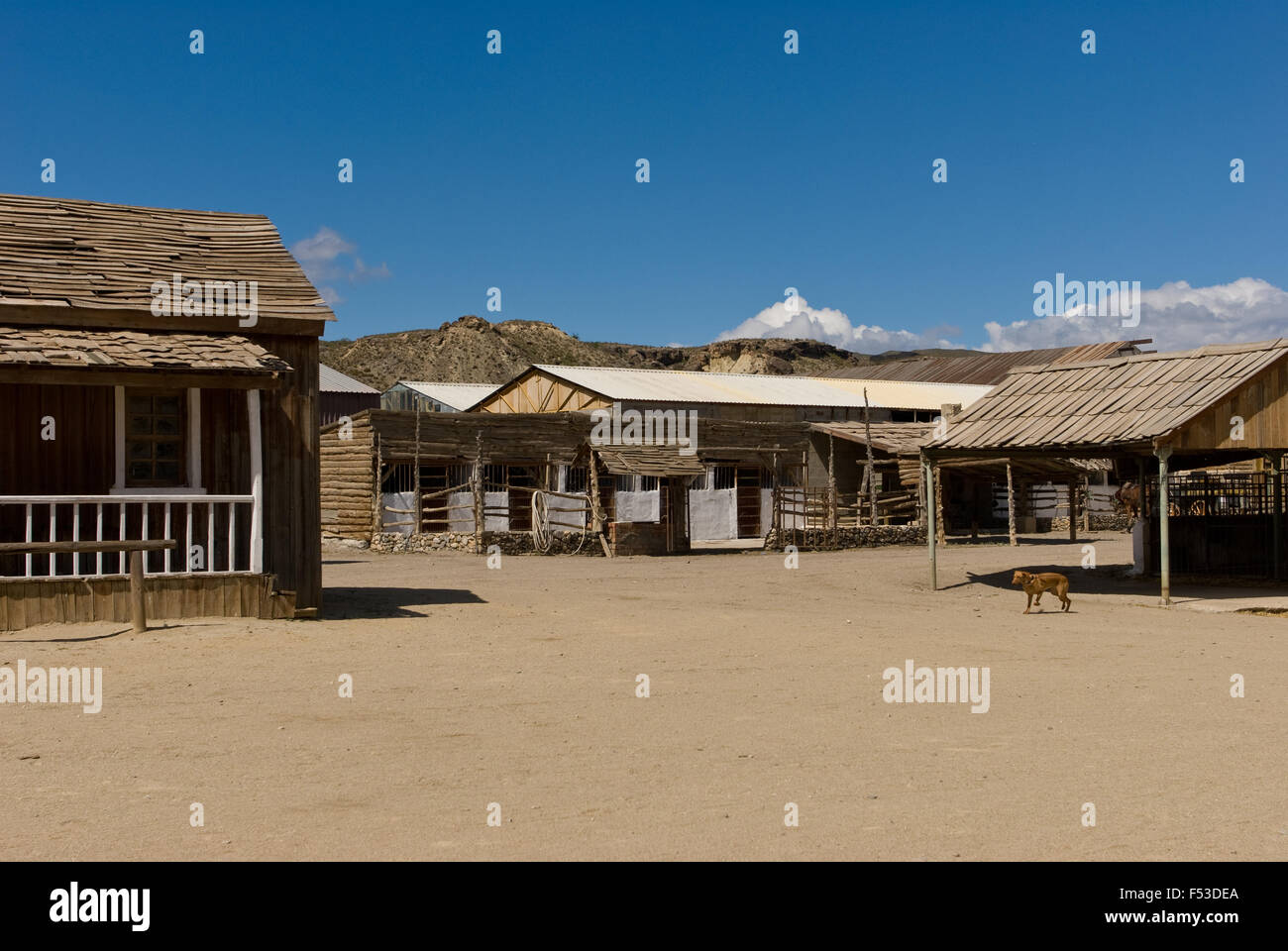 spaghetti western film sets and desert landscapes in Southern Spain ...