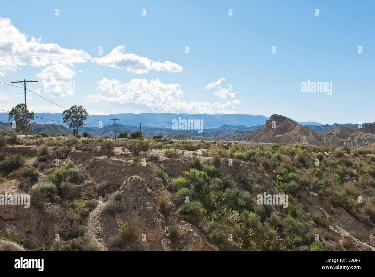 spaghetti western film sets and desert landscapes in Southern Spain ...