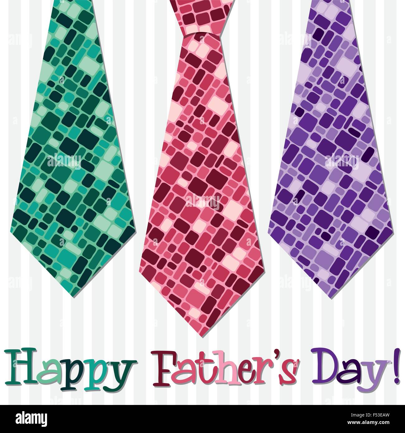 Father's Day tie card in vector format Stock Vector Image & Art - Alamy
