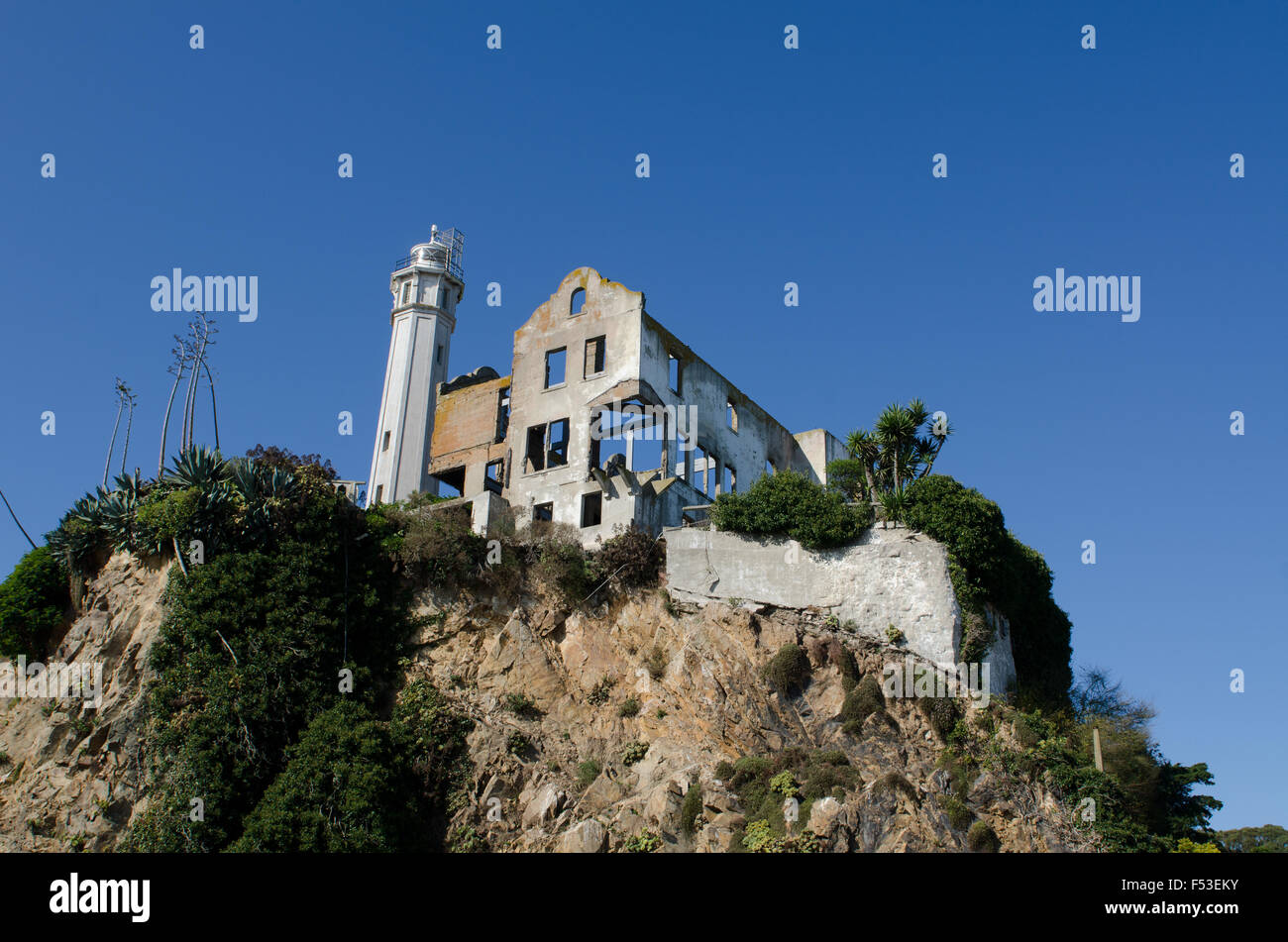 visiting Alcatraz san francisco bay Stock Photo - Alamy