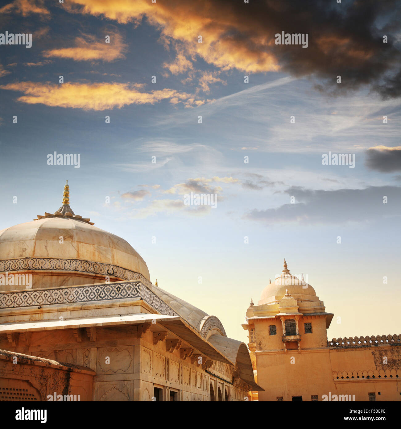 Asia, India, Rajasthan, fortress, Fort Amber Stock Photo - Alamy