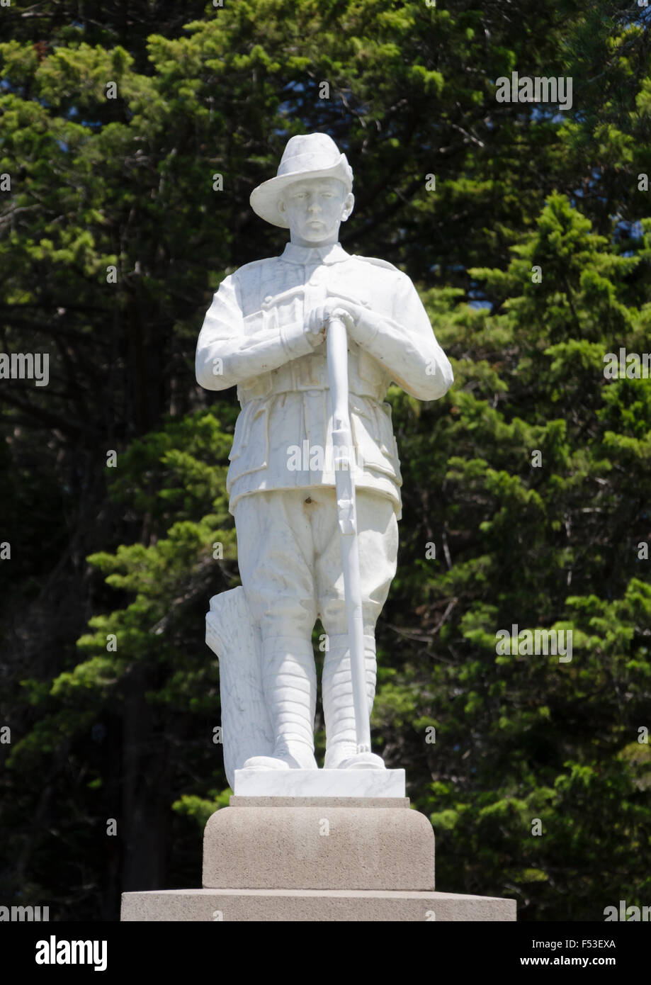An Australian World War One ANZAC Memorial in the small country town of ...