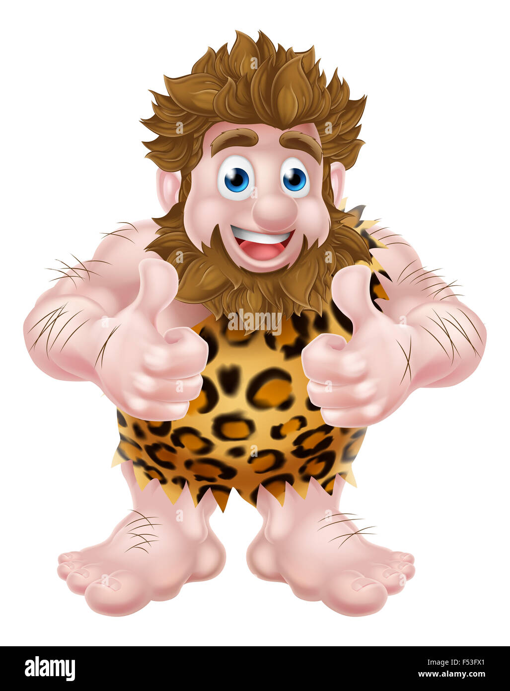 Cave man cartoon Cut Out Stock Images & Pictures - Alamy