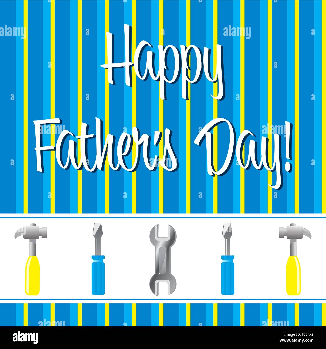 Tools Father's Day card in vector format Stock Vector Image & Art - Alamy