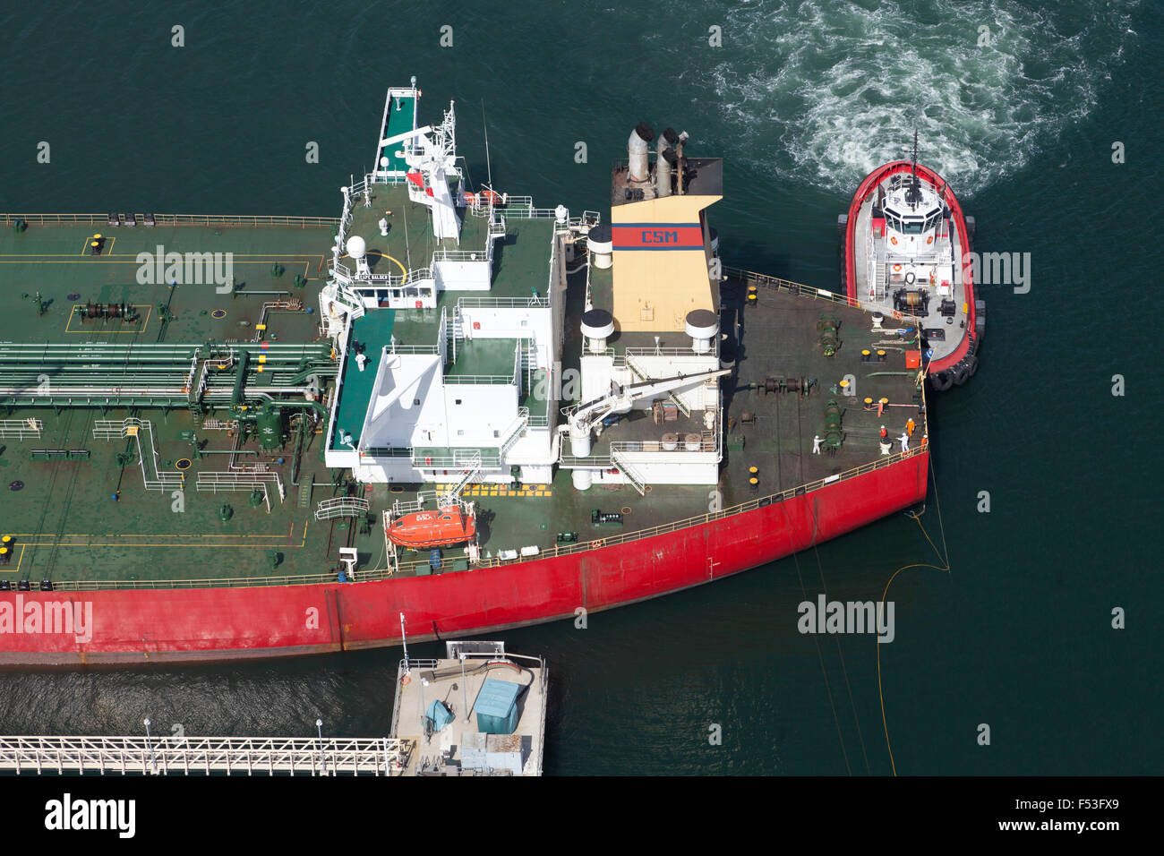 Tug boat oil tanker hi-res stock photography and images - Alamy