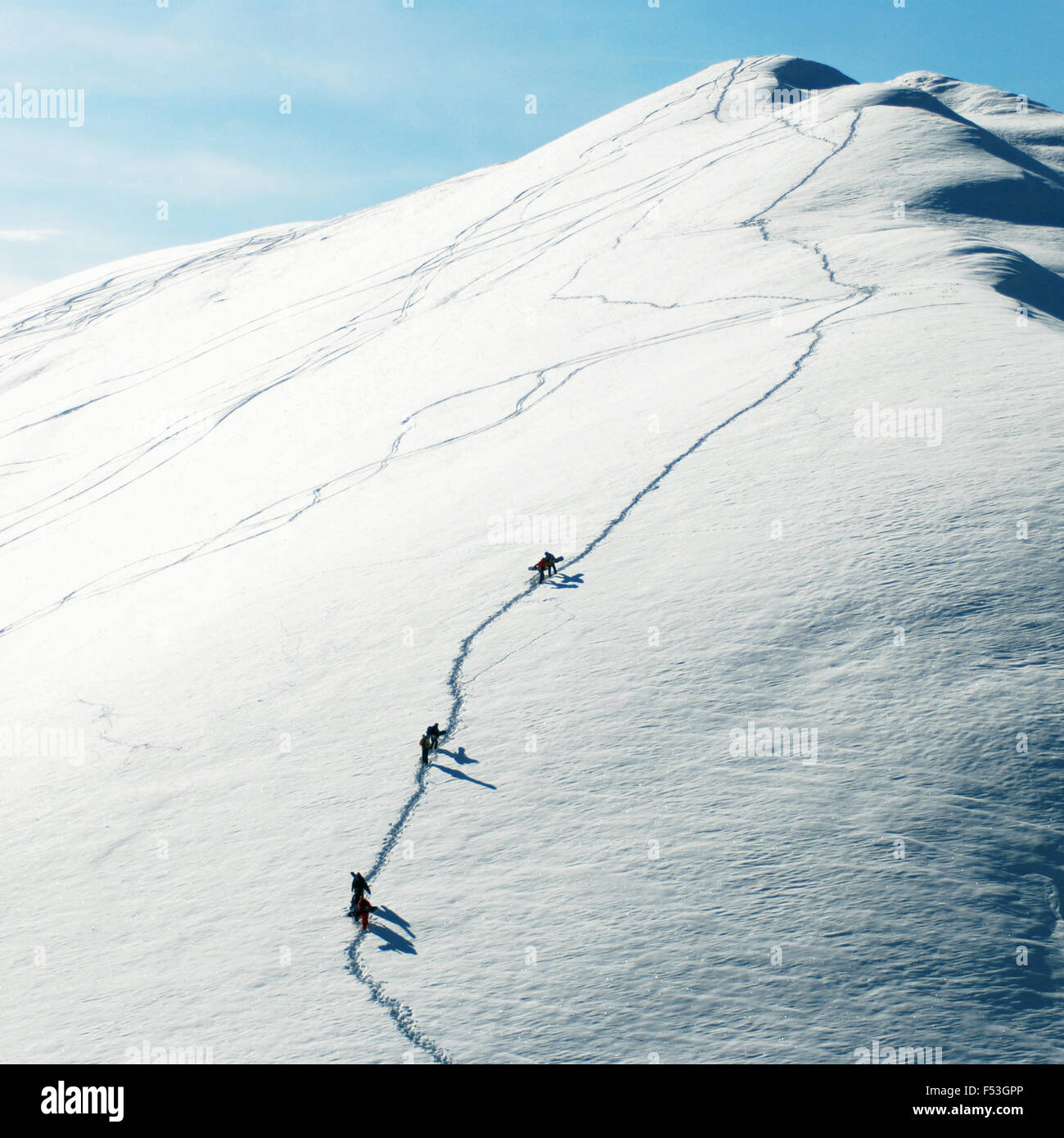 Skier foot of mountain hi-res stock photography and images - Alamy
