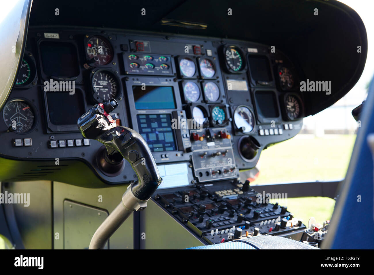 Helicopter controls hi-res stock photography and images - Alamy