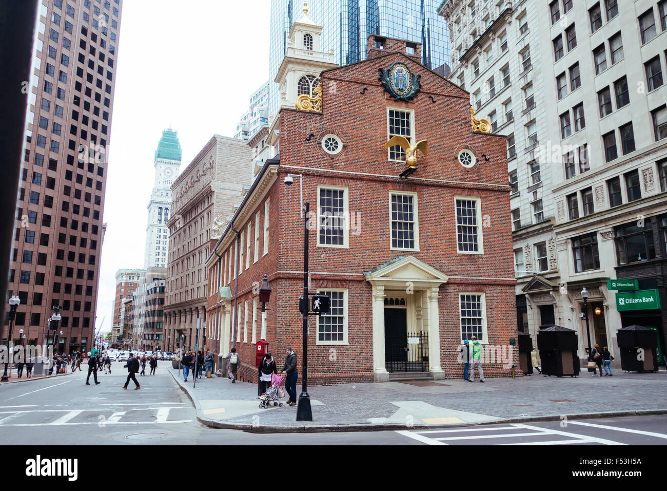Old State House Boston Stock Photo - Alamy