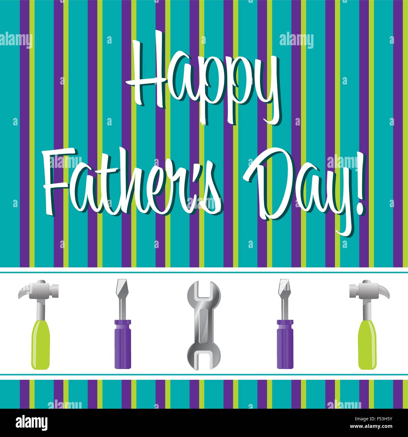 Tools Father's Day card in vector format Stock Vector Image & Art - Alamy
