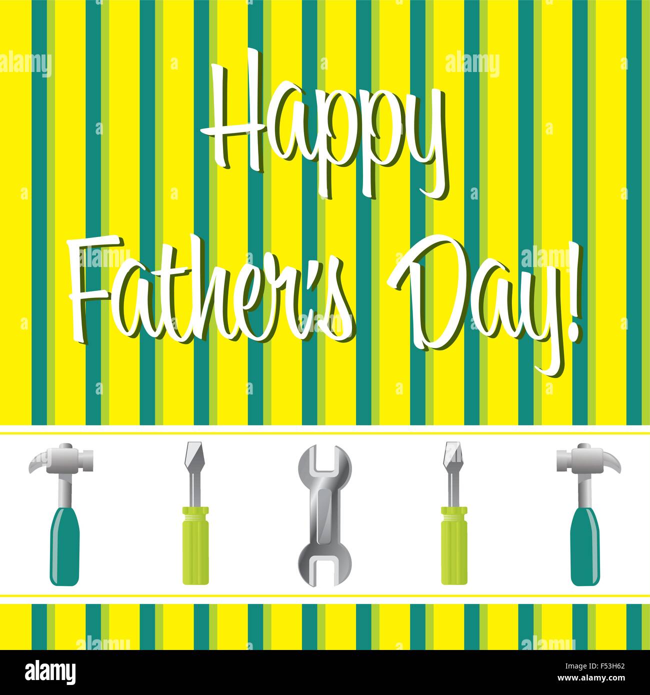 Tools Father's Day card in vector format Stock Vector Image & Art - Alamy