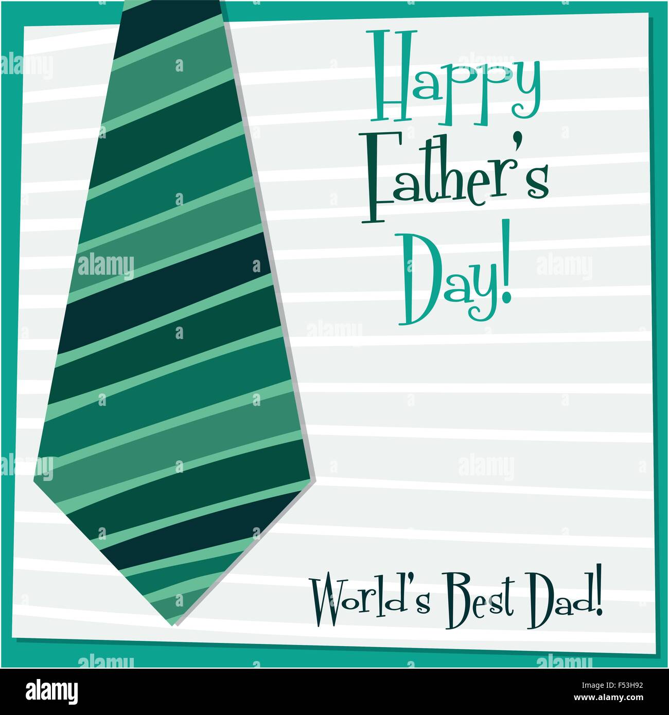 Funky Father's Day tie card in vector format Stock Vector Image & Art ...
