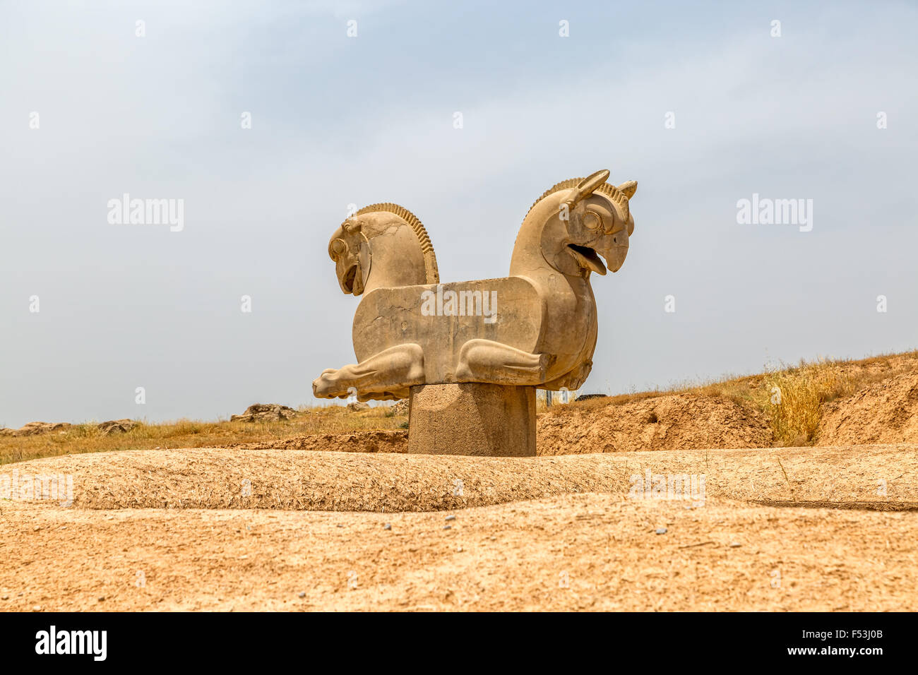 Homa Bird in Persepolis Stock Photo - Alamy