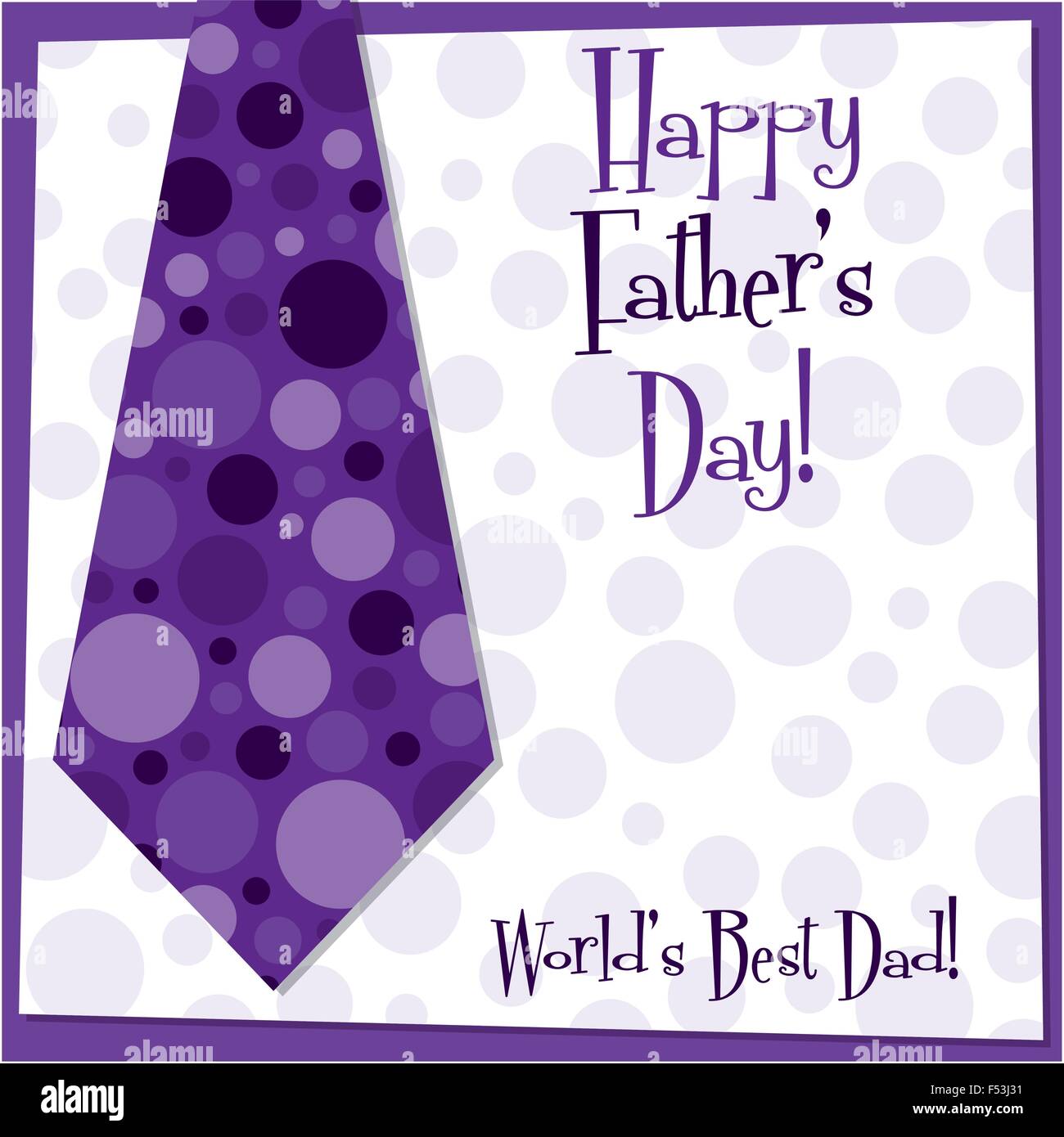 Funky Father's Day tie card in vector format Stock Vector Image & Art ...