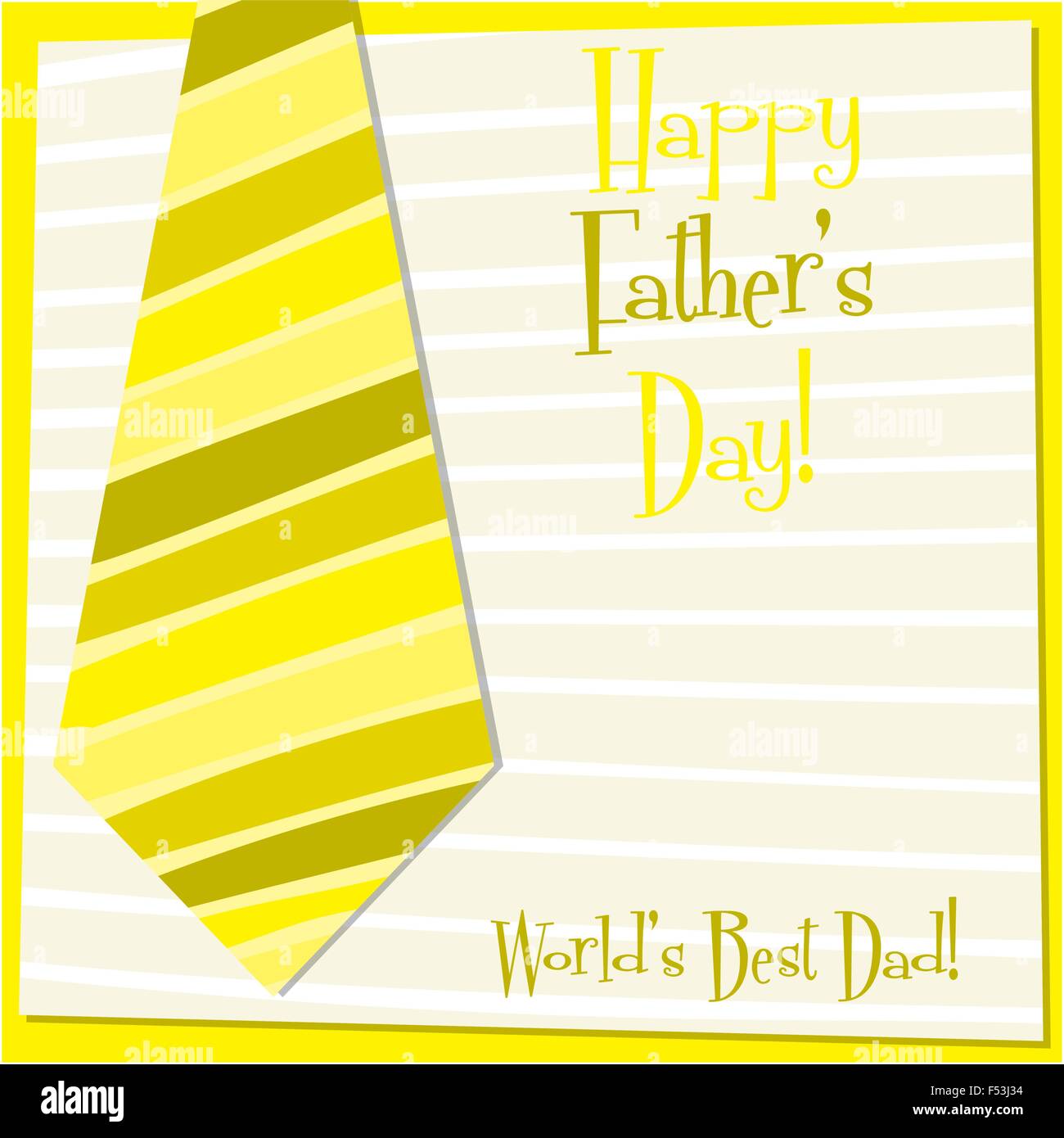 Funky Father's Day tie card in vector format Stock Vector Image & Art ...