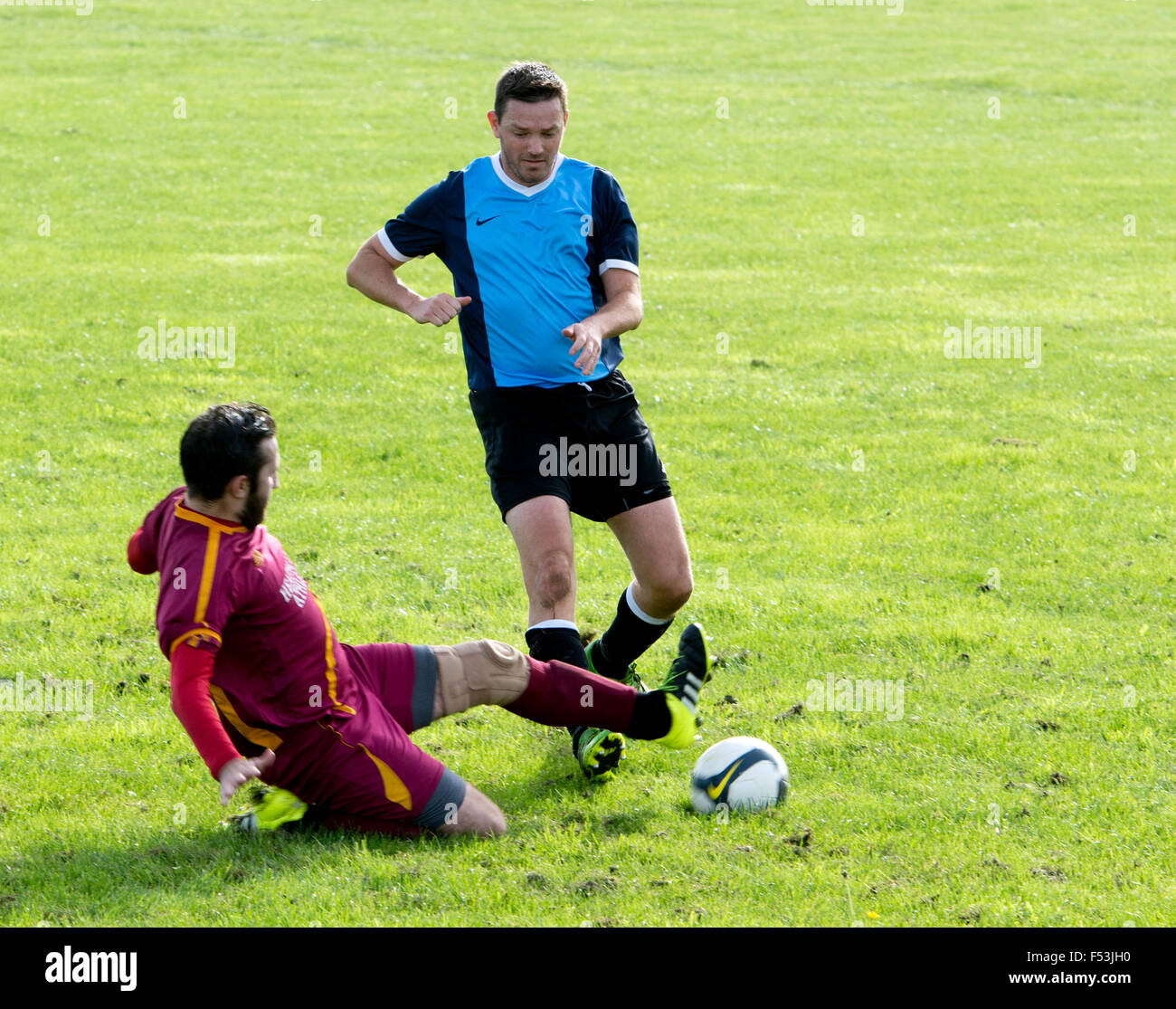 Sunday League football Stock Photo - Alamy