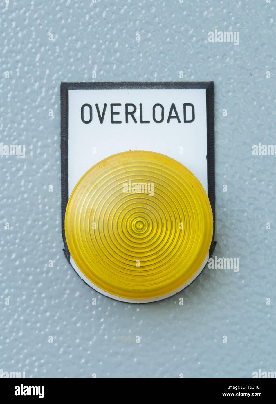 close-up industrial switching button of electric control panel Stock ...