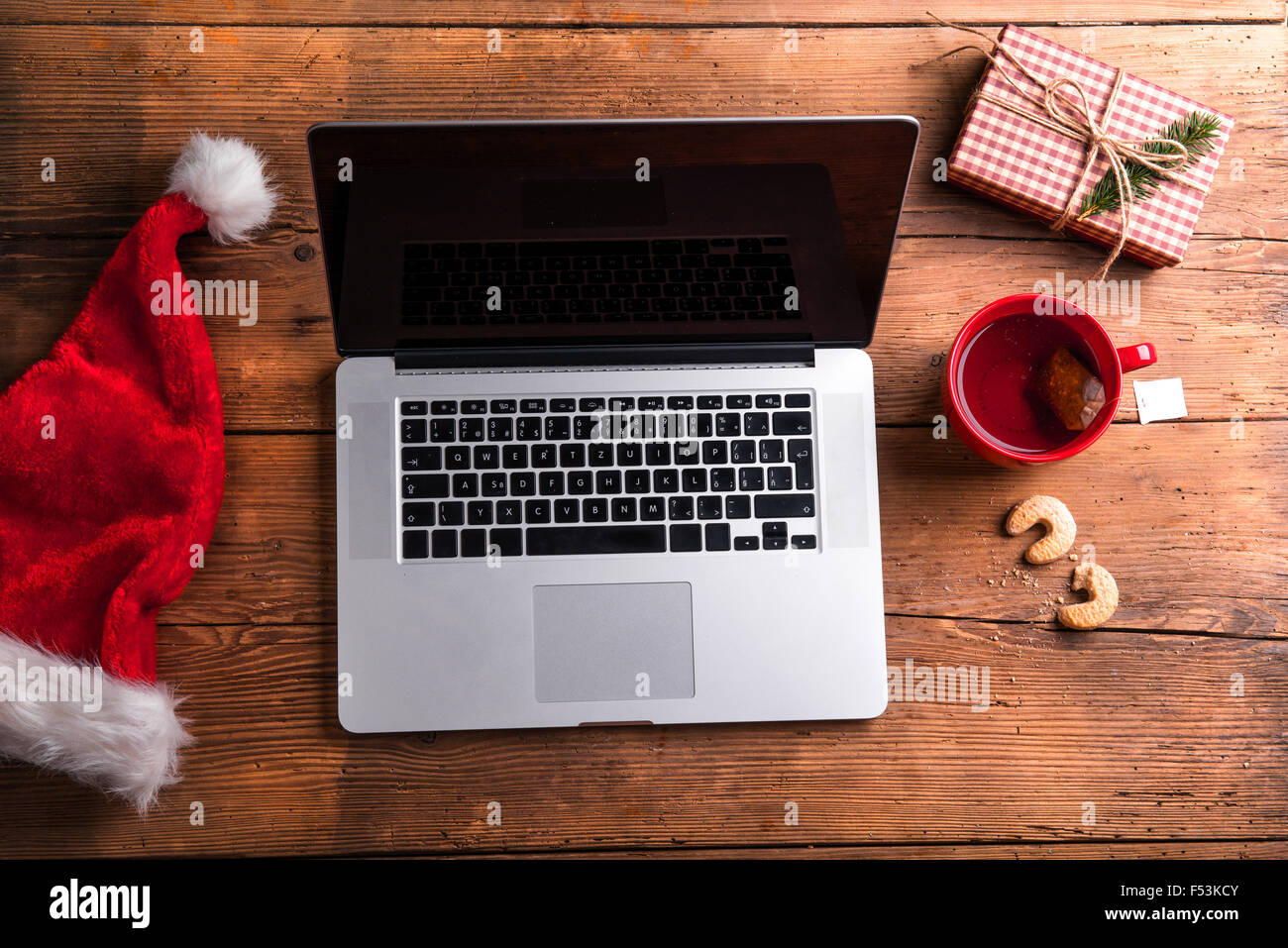 Notebook for Santa Stock Photo - Alamy