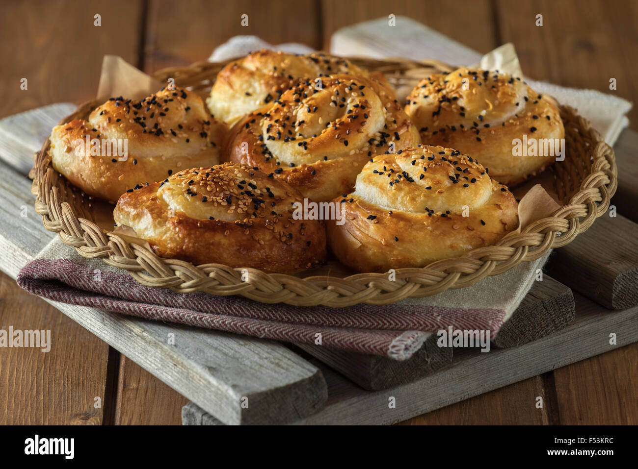 Bureks balkan baked filo pastry hi-res stock photography and images - Alamy