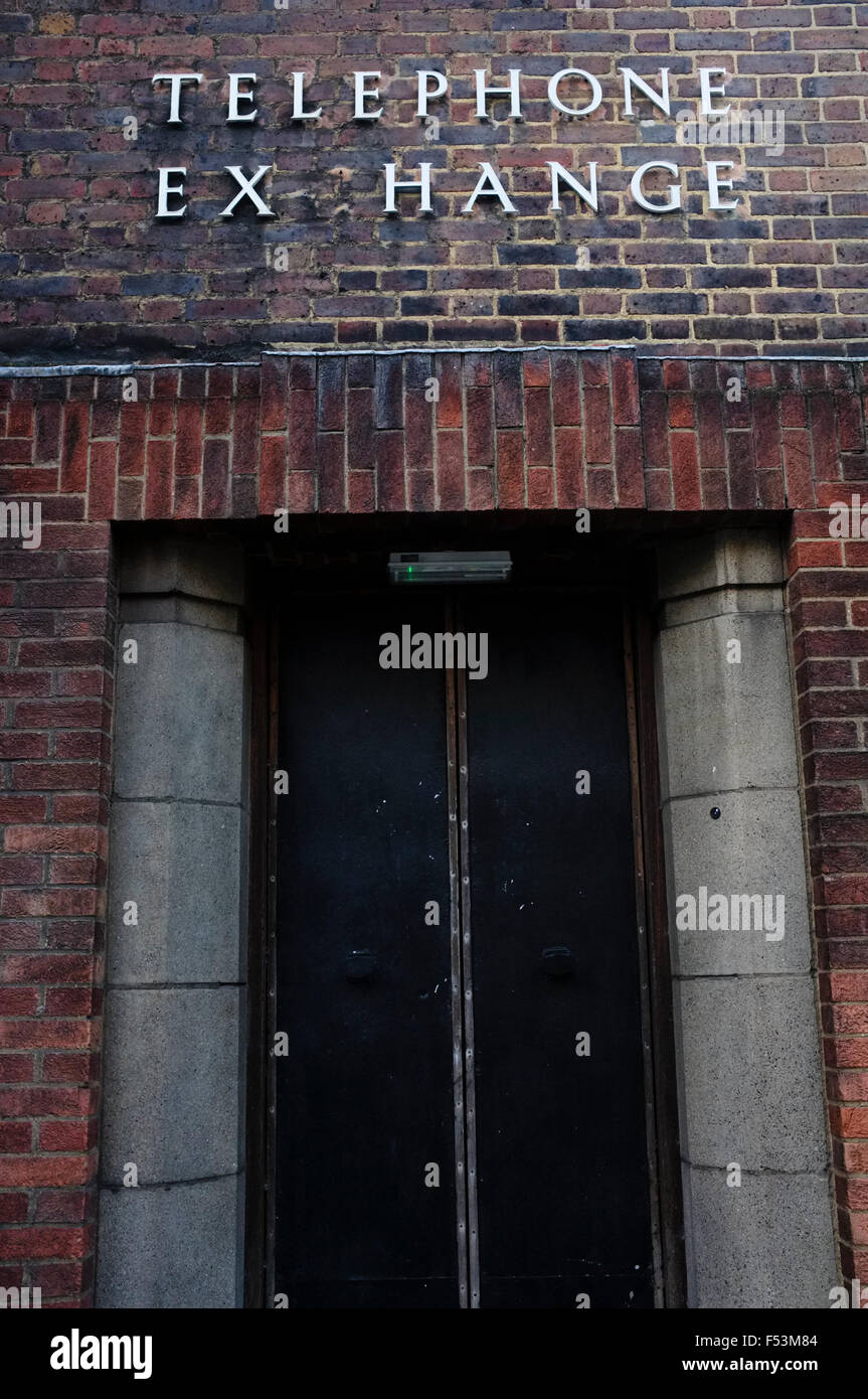 Abandoned Telephone Exchange Stock Photo - Alamy
