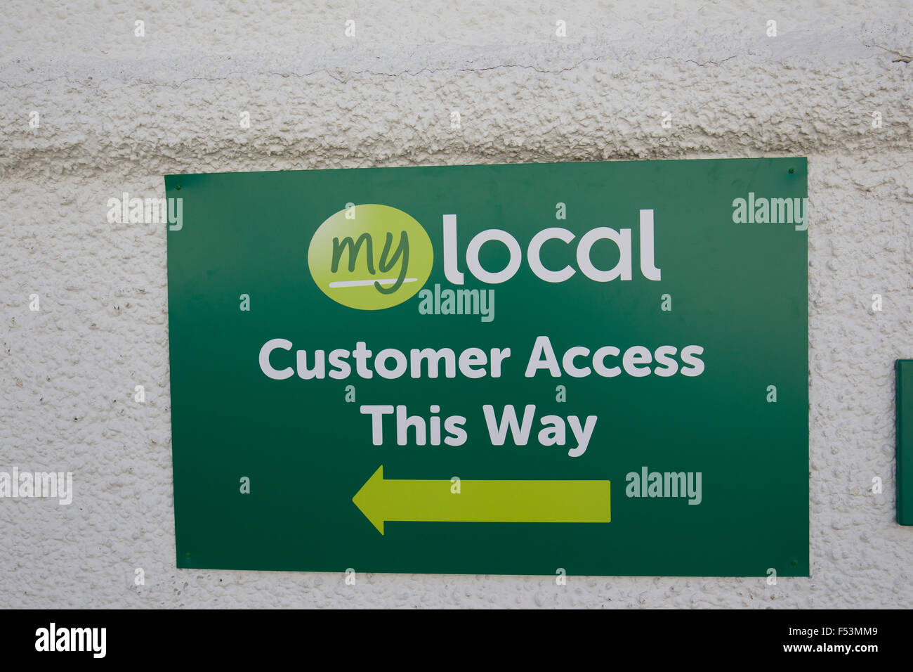 Windermere Cumbria 27th October 2015 Morrisons convenience stores under ...