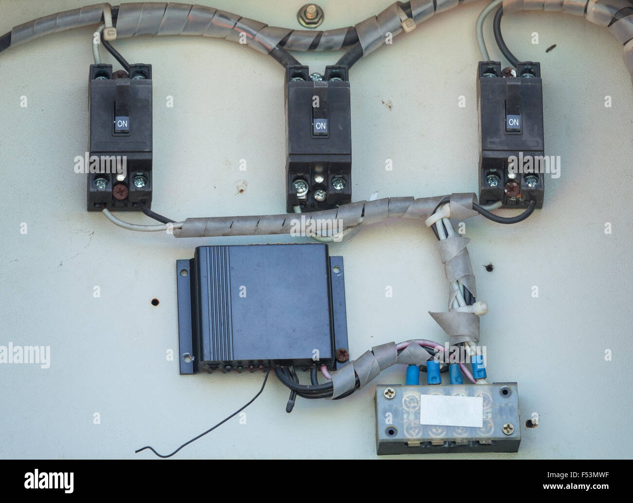 close up of electric breaker Stock Photo - Alamy