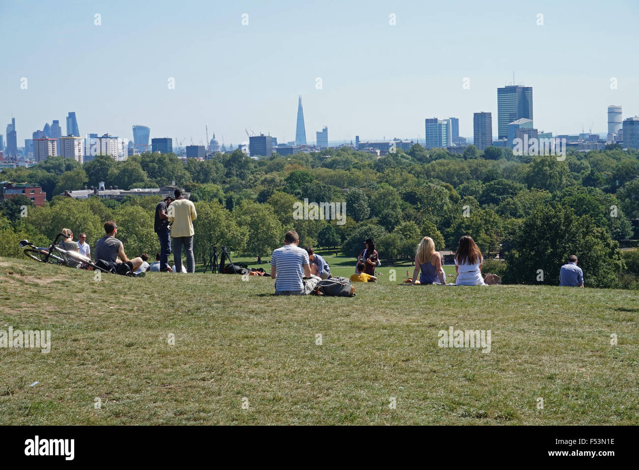 The view of the capital from primrose hill hi-res stock photography and ...