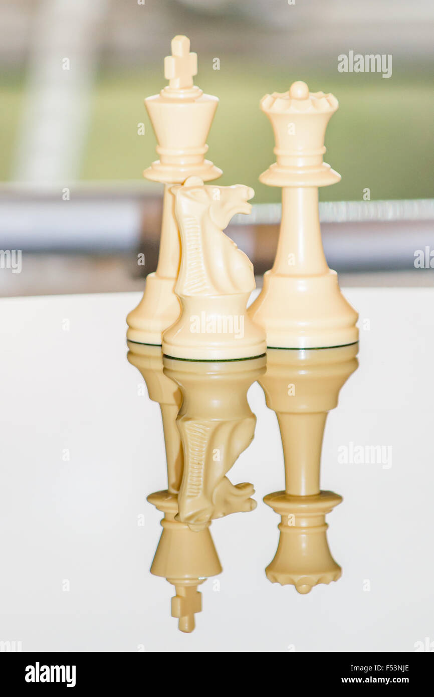 White Knight Standing Guard Stock Photo - Alamy