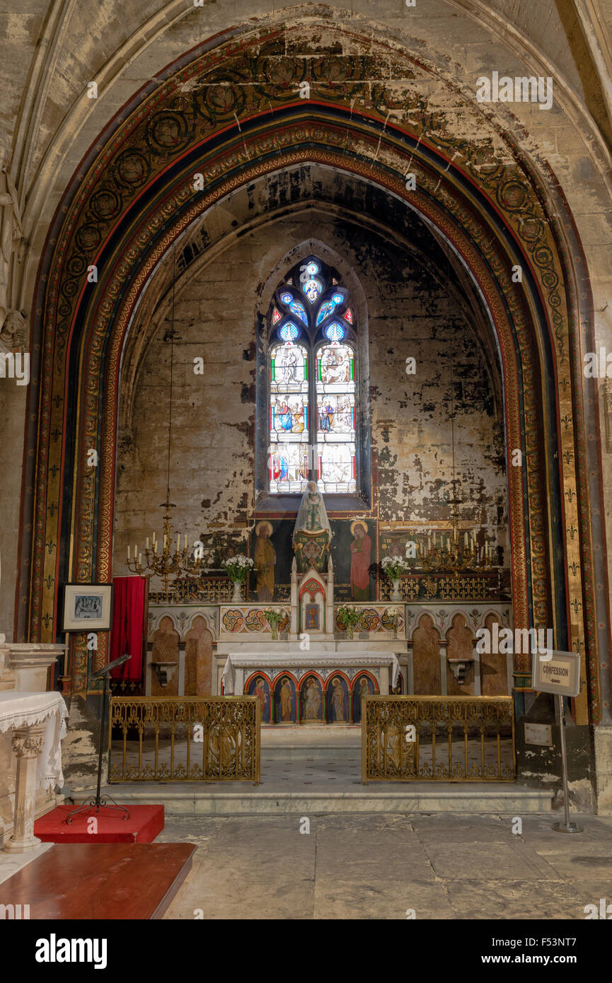 Saint Pierre Basilica, Interior, Avignon, Vaucluse, France Stock Photo ...
