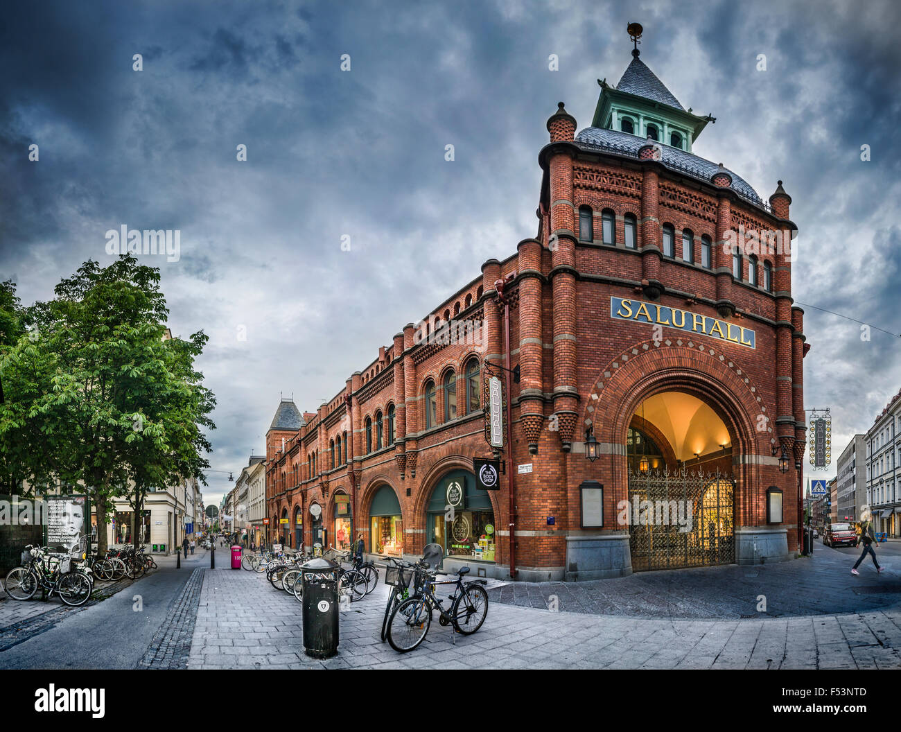 Saluhall enclosed food market, Stockholm, Sweden Stock Photo - Alamy