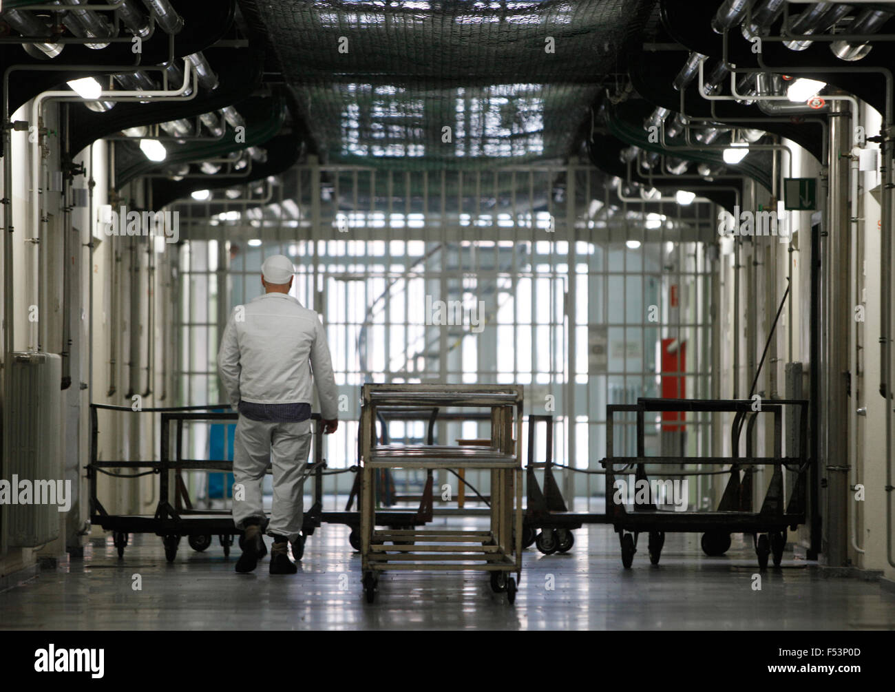 23.01.2014, Berlin, Berlin, Germany - Indoors in the Moabit prison, JVA ...