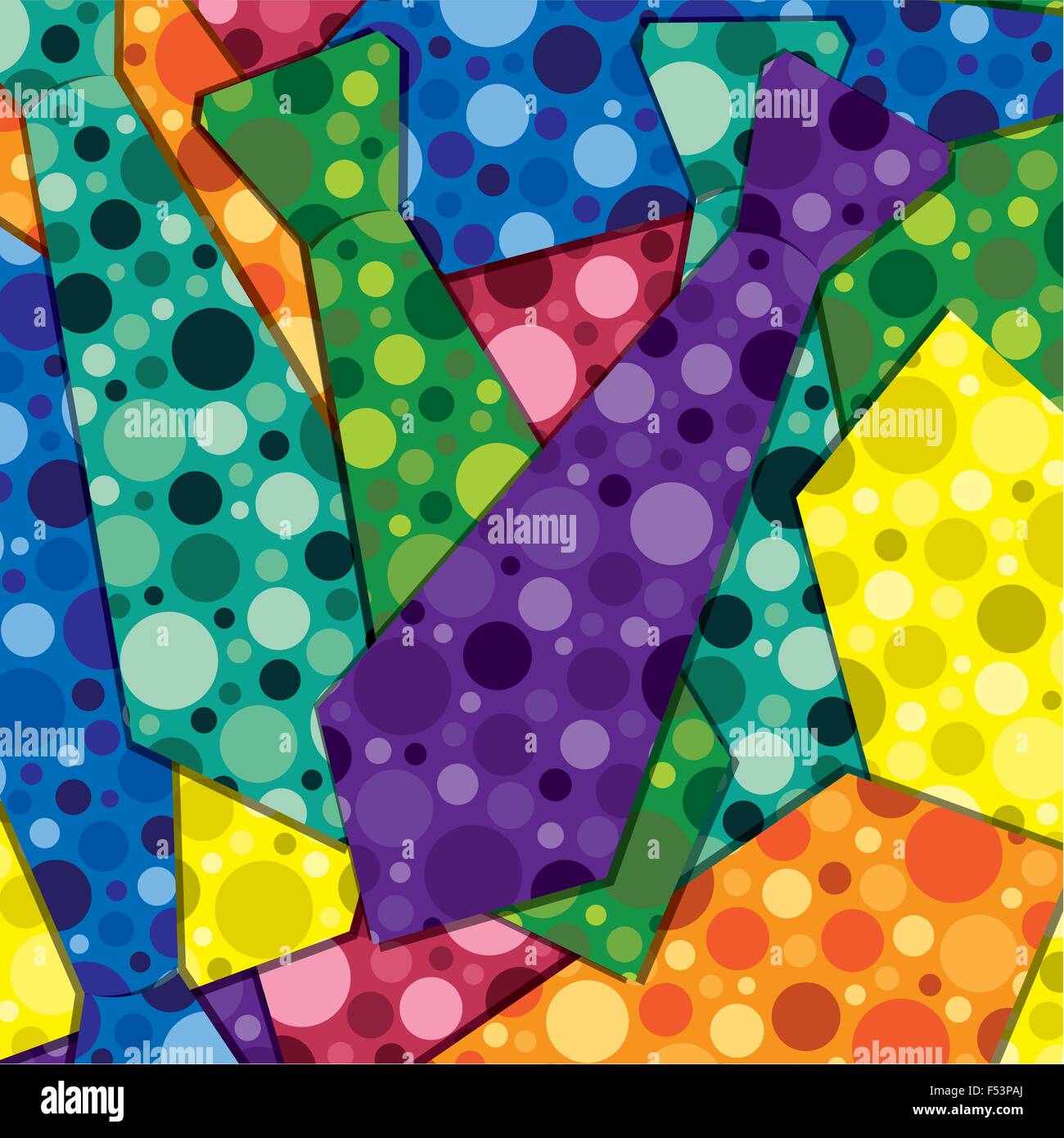 Blue male tie in Stock Vector Images - Alamy