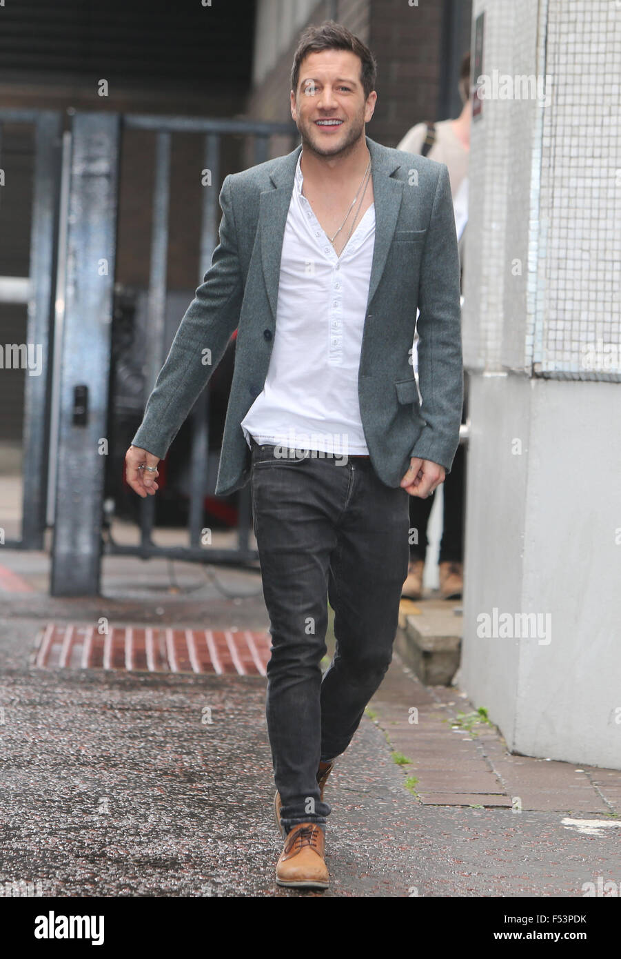 Matt Cardle outside ITV Studios Featuring: Matt Cardle Where: London ...