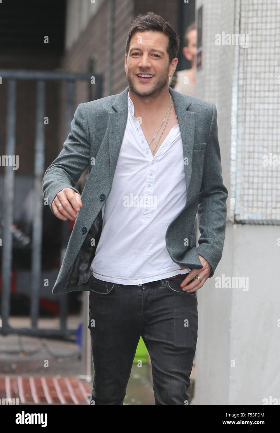 Matt Cardle outside ITV Studios Featuring: Matt Cardle Where: London ...