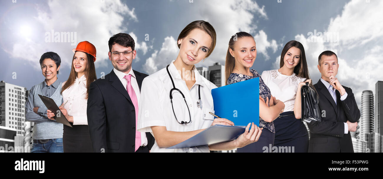 People with different professions Stock Photo - Alamy