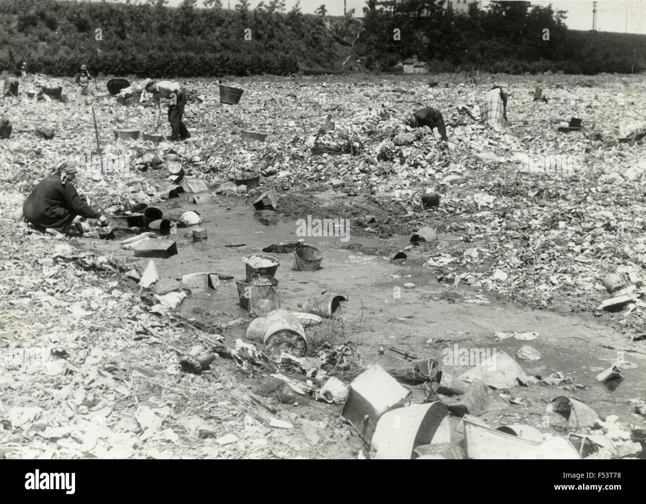 Waste disposal in landfills , Bologna, Italy Stock Photo - Alamy