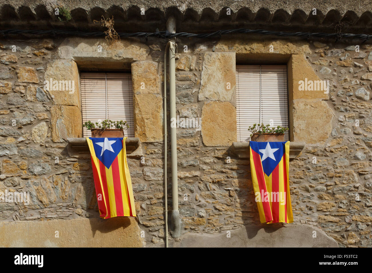 Catalonia flags hi-res stock photography and images - Alamy