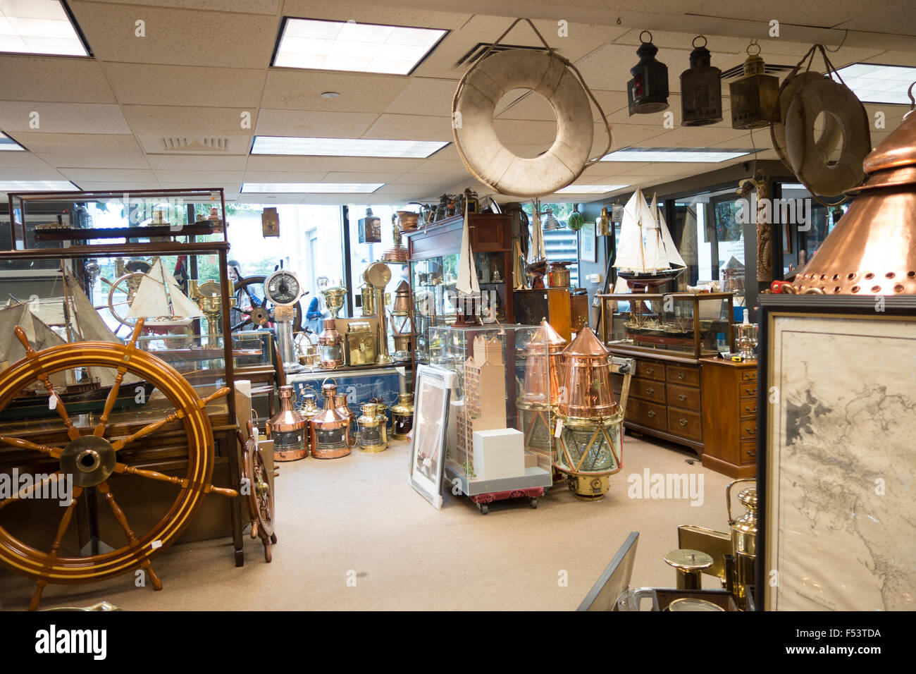 maritime antique store Stock Photo - Alamy