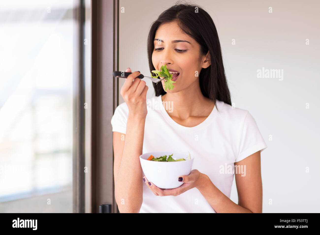 Healthy indian woman hi-res stock photography and images - Alamy