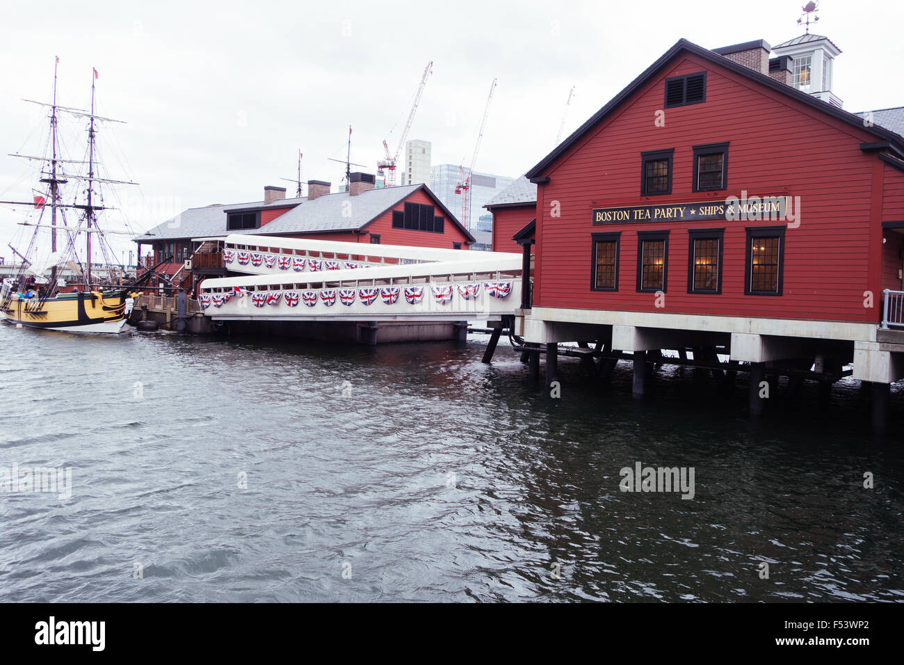 boston tea party ship museum Stock Photo - Alamy