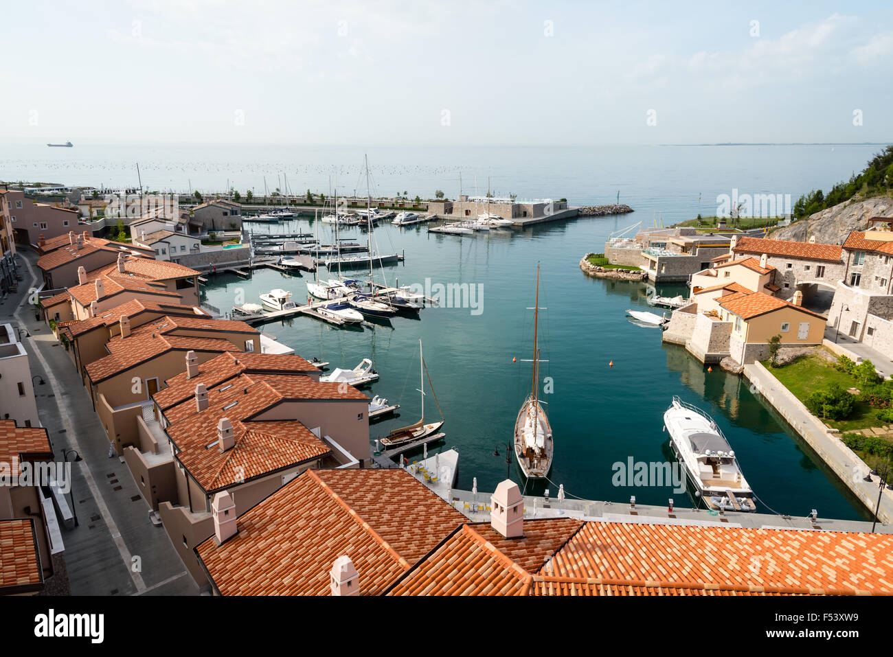 little italian marina Stock Photo - Alamy