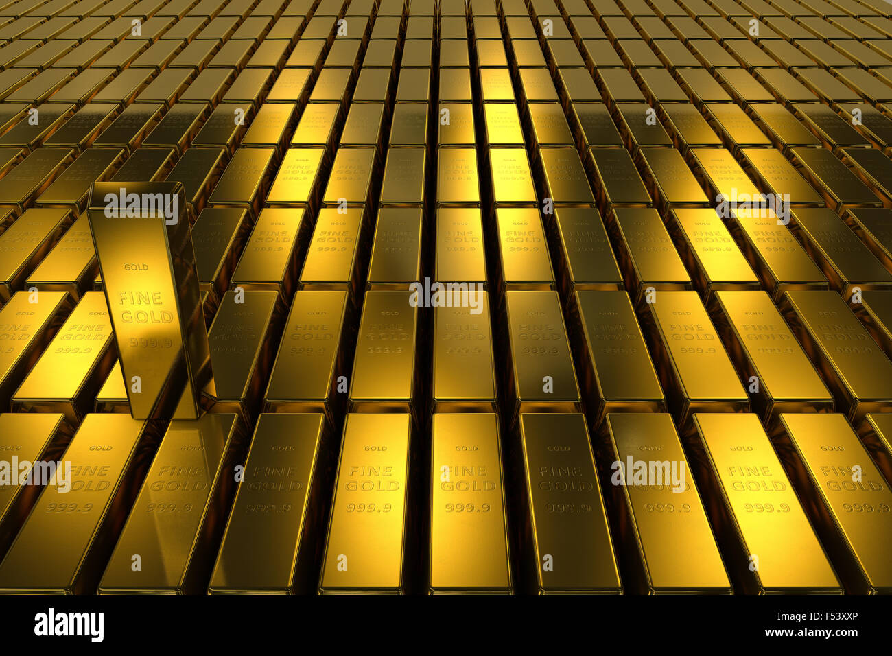Gold bars three dimension concept millionaire business Background Stock ...