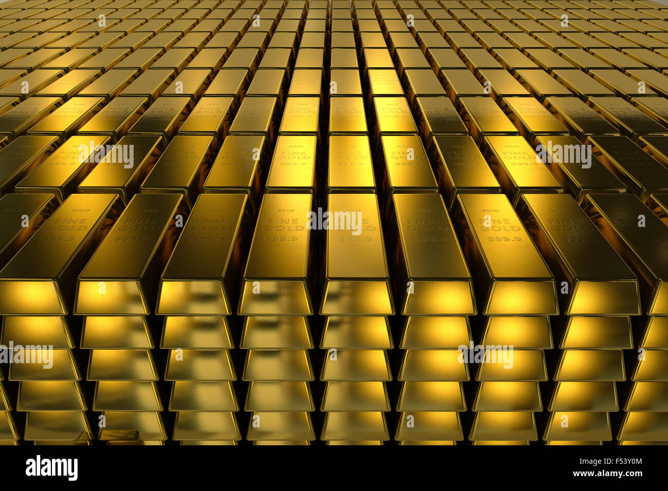 Gold bars three dimension concept millionaire business Background Stock ...