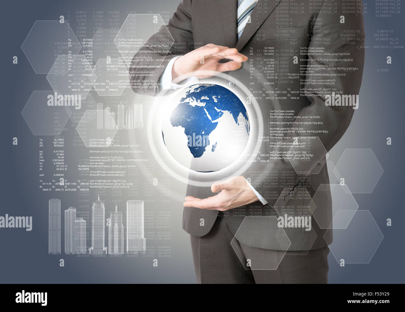 Globe between hands hi-res stock photography and images - Alamy